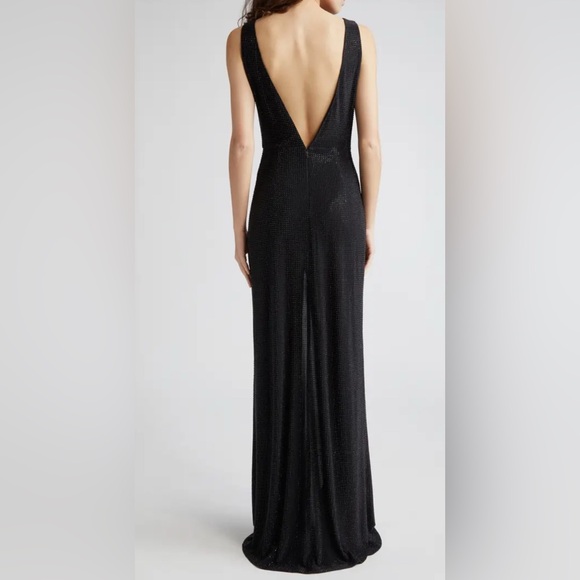 Ramy Brook | Dresses | Rosalyn Studded Plunge Neck Gown | Poshmark